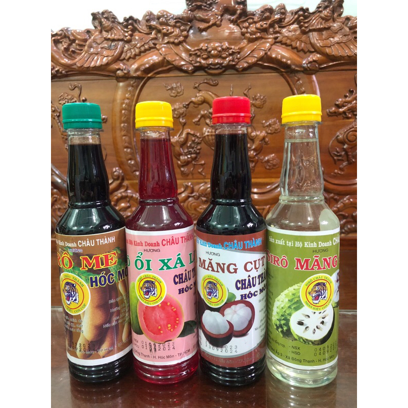 Siro Châu Thành Chai 400ml - Nhiều Hương Vị | Shopee Việt Nam