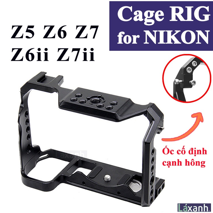 Khung bảo vệ Nikon Z5 Z5ii Z6 Z6ii Z7 Z7ii rig cage rigcage giá treo ...