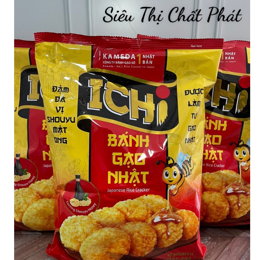 BÁNH GẠO NHẬT ICHI VỊ MẬT ONG GÓI TO 180G (Chính hãng) | Shopee Việt Nam