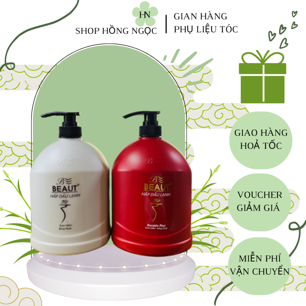 (CHĨNH HÃNG) DẦU GỘI/ XẢ /HẤP DẦU LẠNH BEAUT SUÔN MỀM BÓNG MƯỢT 1000ML ...