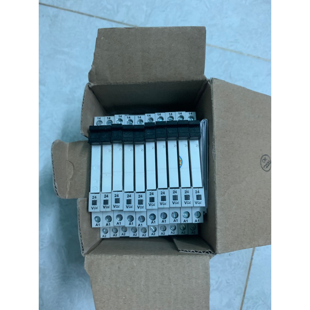 RELAY TRUNG GIAN ĐƠN, PLC RELAY KLEMSAN KPR-SCE-24VAC/DC-1C - 270810 ...