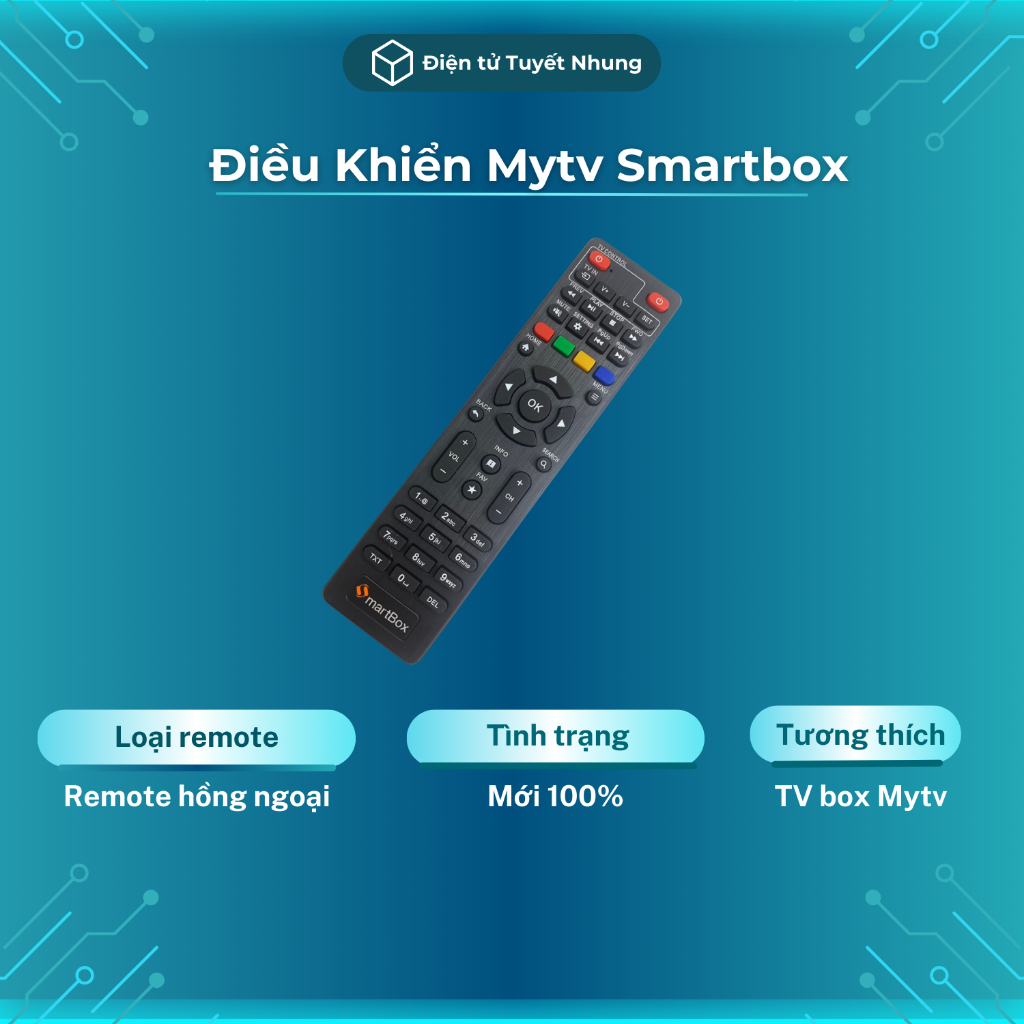 Điều Khiển Mytv Zin, Mới 100%, Không Giọng Nói - Điều Khiển Smartbox ...