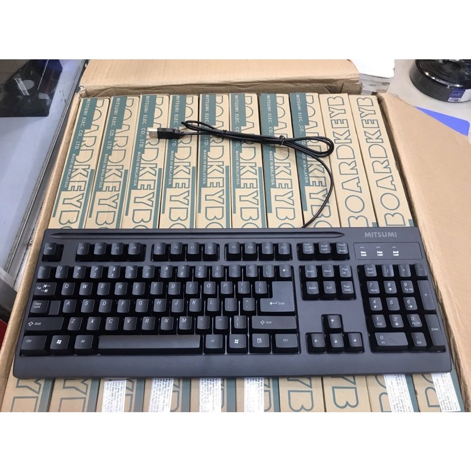 KEYBOARD MITSUMI CHÍNH HÃNG CỔNG USB BẢO HÀNH 24 THÁNG | Shopee Việt Nam