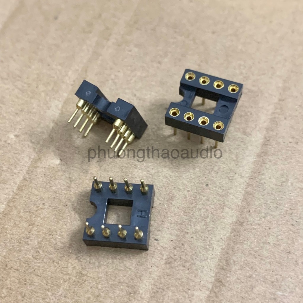 Đế cắm IC mạ vàng 8 chân dip-8 Nextron, Socket IC 8pin mạ vàng, đế cắm IC 8 chân trắng | Shopee ...