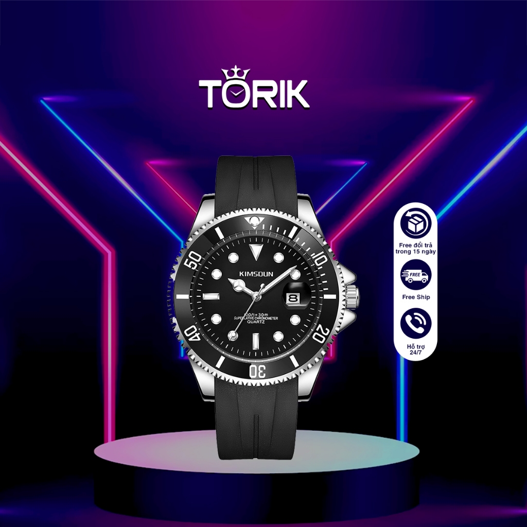 Đồng hồ nam Kimsoun K1022B Đồng hồ có Chống nước Thể thao trẻ trung và ...