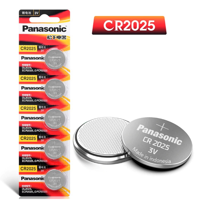 Pin nút Panasonic CR2025 pin chìa khoá ô tô xe máy 3V | Shopee Việt Nam