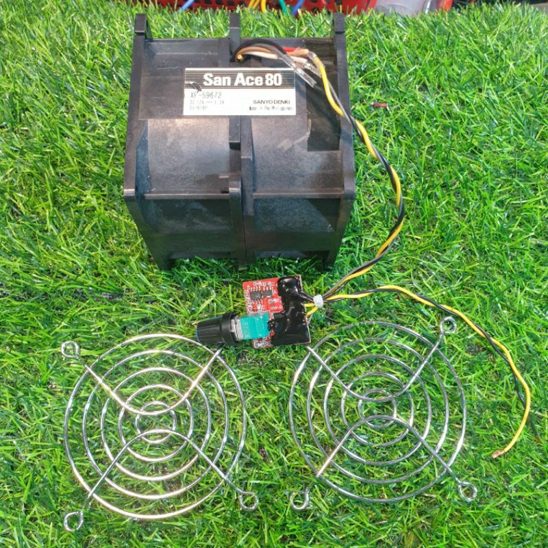 quạt turbo 8cm x 8cm x 8cm ( đôi ) 12v turbo phản lực 5.3A và 5.67A | Shopee Việt Nam