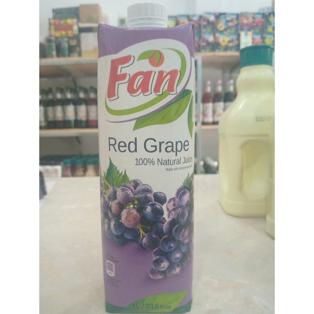 NƯỚC ÉP NHO - FAN RED GRAPE JUICE 1L | Shopee Việt Nam