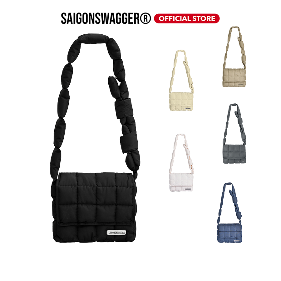 Túi Đeo Chéo Chần Bông SAIGON SWAGGER® NOIR PUFFER BAG | Shopee Việt Nam