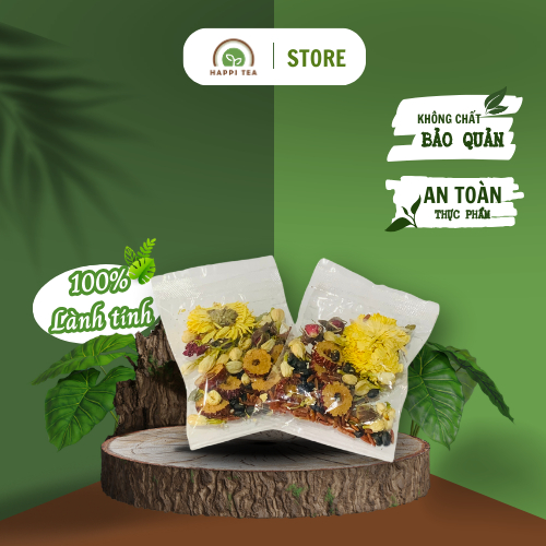 [HAPPI40K đơn 499K] Combo 20Gói Trà Gạo lứt Detox Giảm Cân HAPPI TEA ...