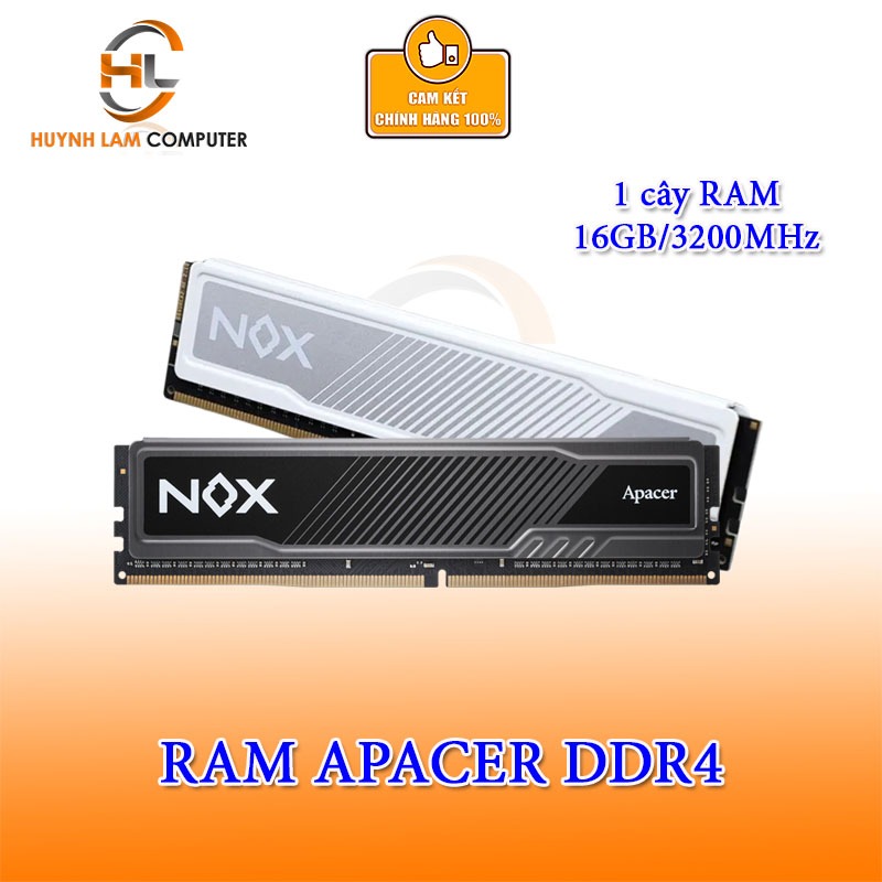 Ram Apacer 16GB NOX DDR4 3200MHz Tản dày (1 cây) - Hàng chính hãng ...