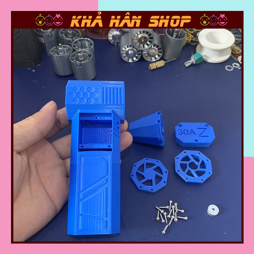 Vỏ in 3D quạt phản lực Jetfan Vỏ quạt DIY máy sấy tóc 100000 rpm ...