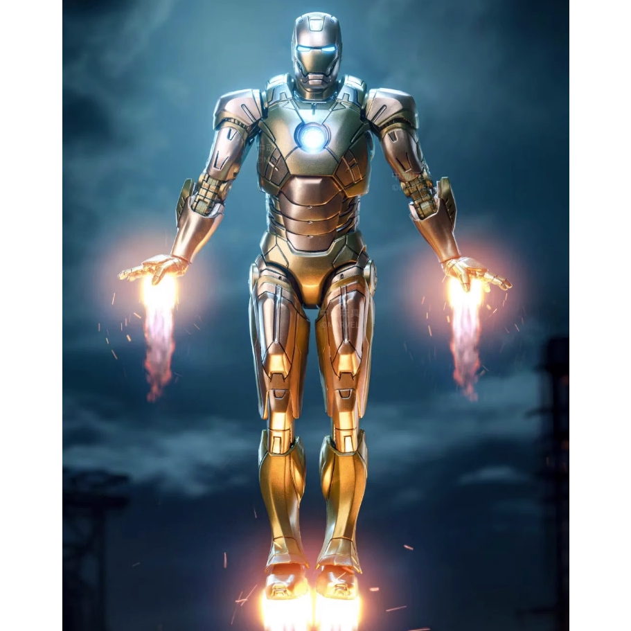 Mô hình Iron man Mark 21 Mk21 Marvel cử động khớp 1:10 của Zdtoys ...