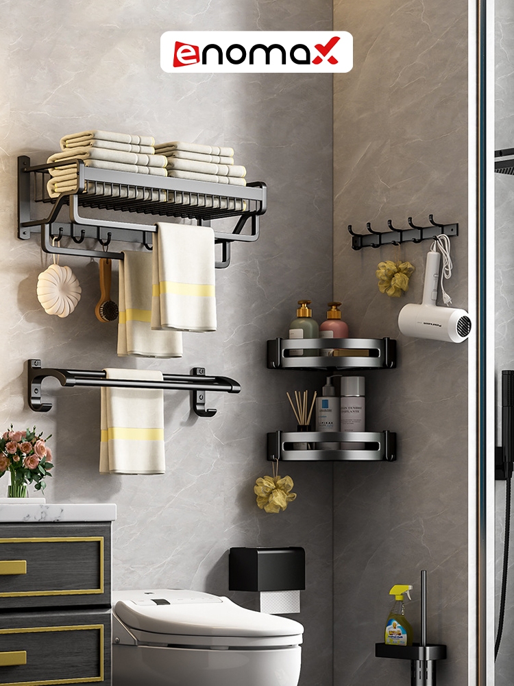 Kệ nhà tắm Enomax để đồ phòng tắm đa năng tiện lợi treo tường, đựng mỹ ...