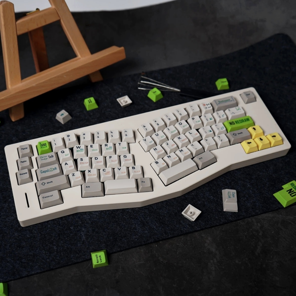 Bộ Keycap - Keycap Retro CAD No Redraw 169 nút dùng cho bàn phím cơ ...