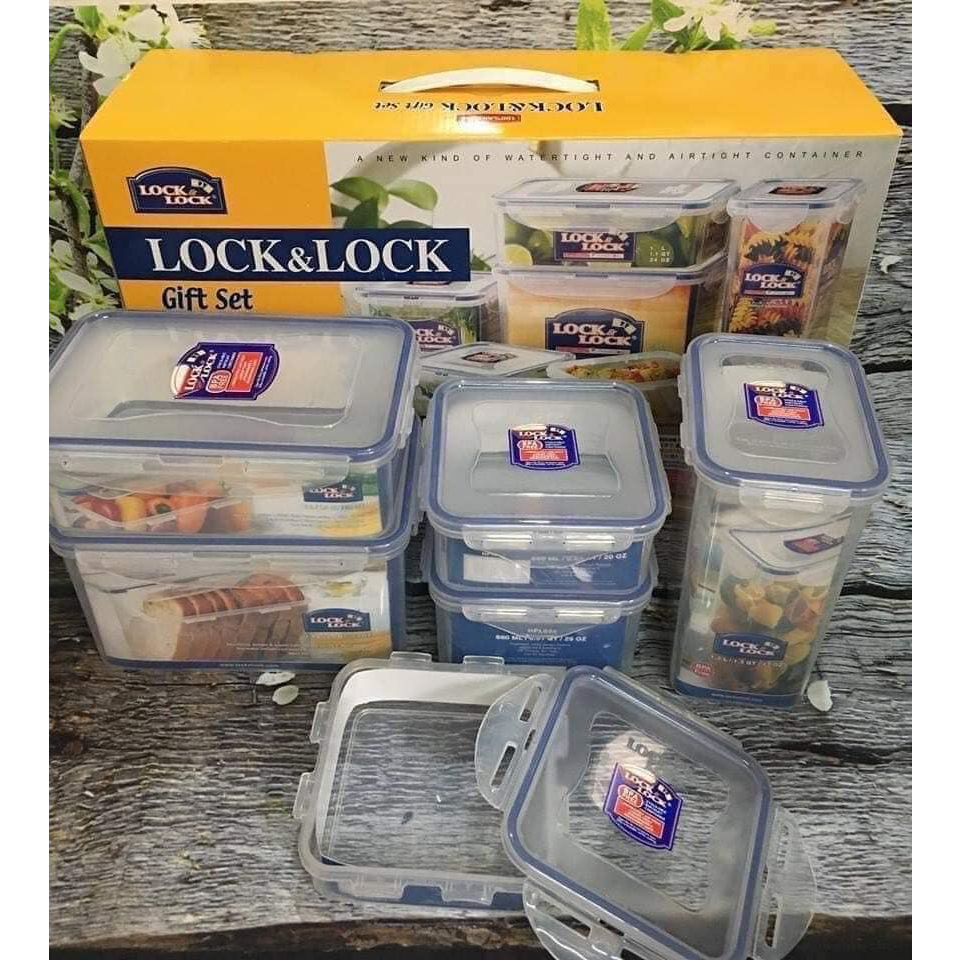 Bộ Hộp Nhựa 6 Món Lock&Lock HPL818SP Hàng Chính Hãng | Shopee Việt Nam