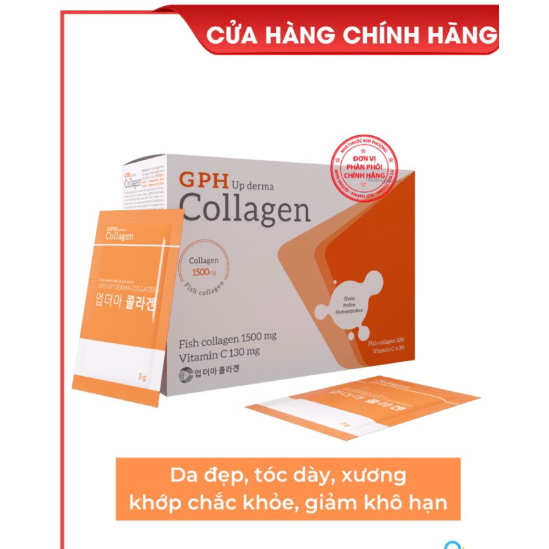 GPH Up Derma Collagen nhập khẩu từ Hàn Quốc hỗ trợ làm đẹp da, cải ...