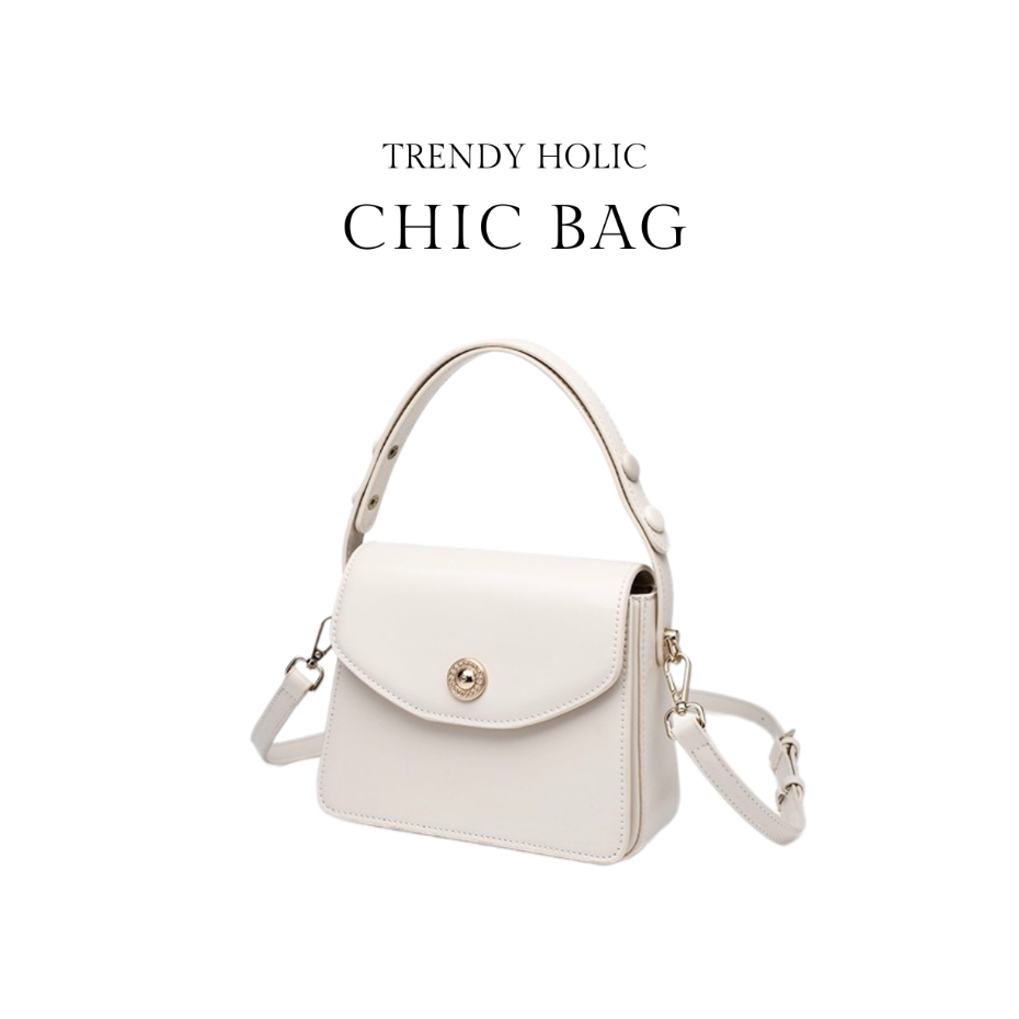 Túi xách Trendy Holic Chic Bag màu Trắng | Shopee Việt Nam
