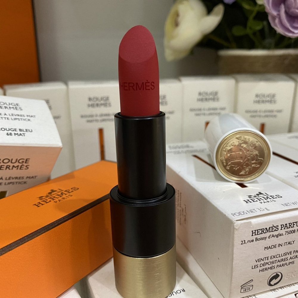 Son thỏi Hermès. Rouge Matte và Satin Lipstick màu 53,64,68 Fullsize ,Son Dưỡng Hermes 30,14,49 ...