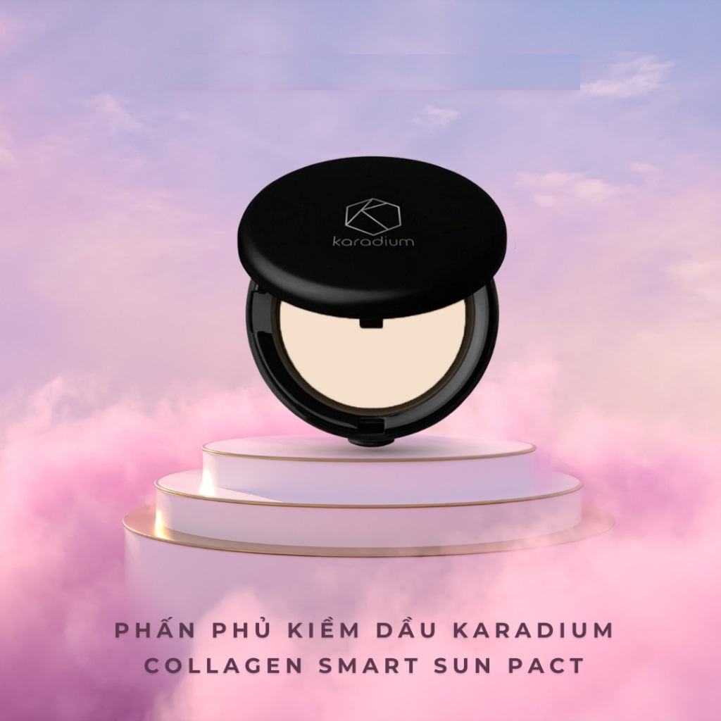 [Mẫu Mới 2023] Phấn phủ kiềm dầu Karadium Collagen Smart Sun Pact SPF 50+ PA++++ - Lily Cosmetic ...