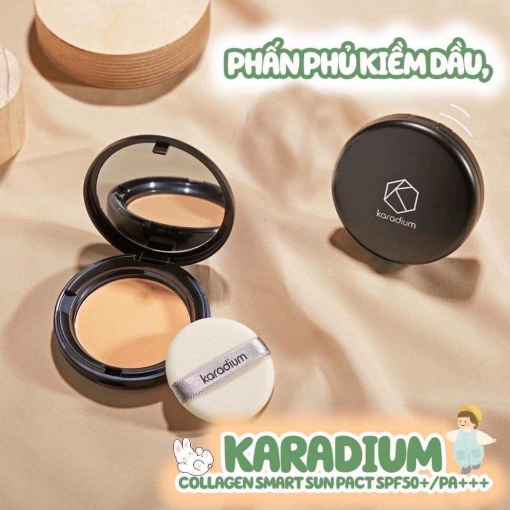 [New 2023] Phấn phủ nén siêu mịn Karadium Collagen Smart Sun Pact SPF50+ PA+++ - Twins Cosmetic ...