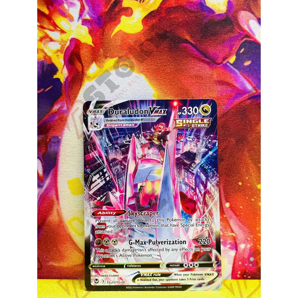 Thẻ bài Pokémon Duraludon VMAX - TG21/TG30 - Ultra Rare | Shopee Việt Nam