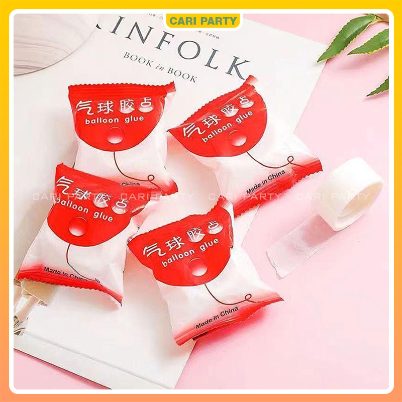 Keo Dán Bong Bóng CARI PARTY Hai Mặt Kết Dính Chặt Nhiều Loại Bóng Khác ...