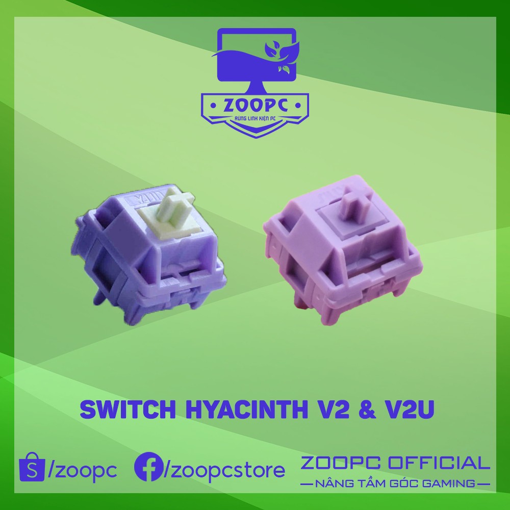 Switch Hyacinth V2 & V2U Linear 5 PIN - Có Hỗ Trợ Lube - ZOOPC STORE | Shopee Việt Nam
