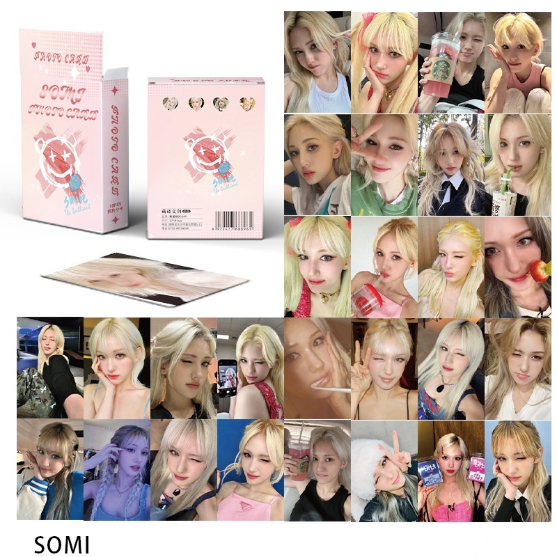 Set 50 photo card unoff Hologram SOMI | Shopee Việt Nam