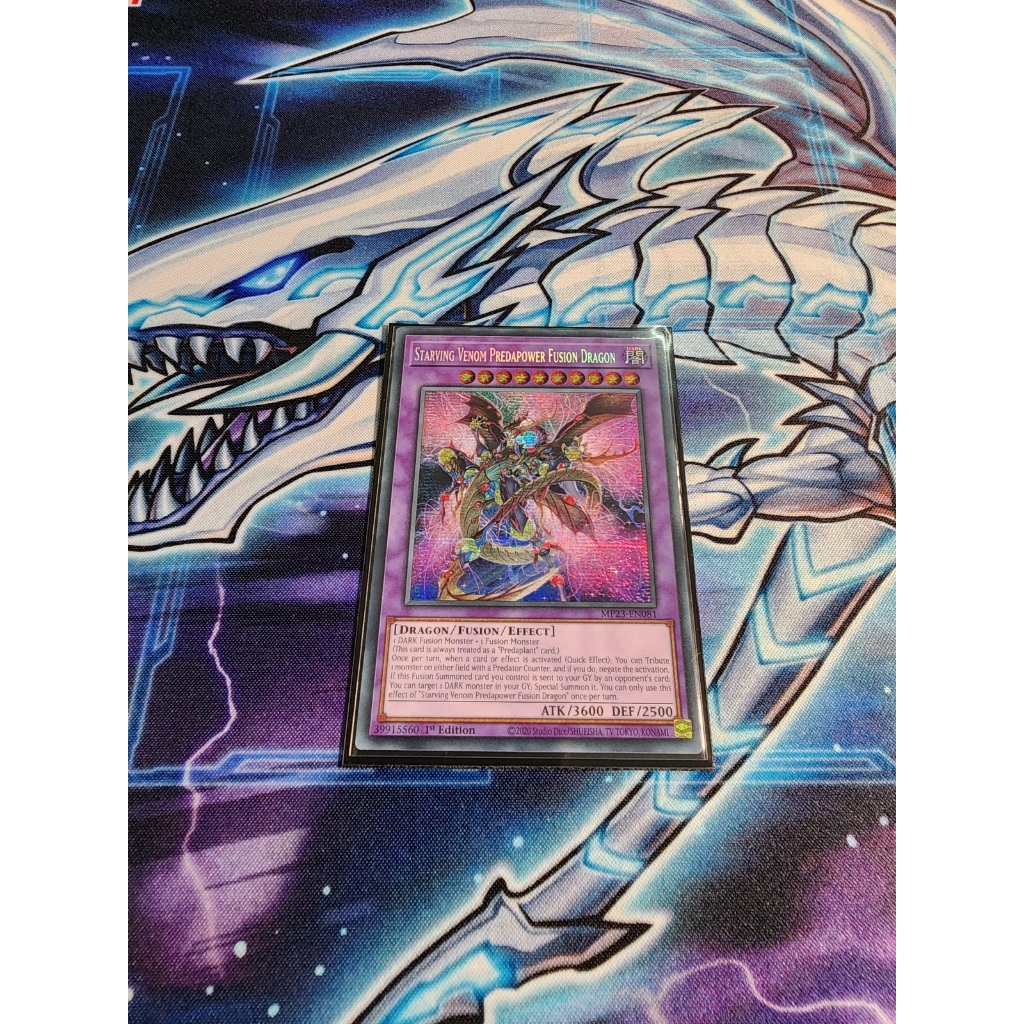 Bài Yugioh TCG UK [MP23-EN081] Starving Venom Predapower Fusion Dragon - Prismatic Secret Rare ...