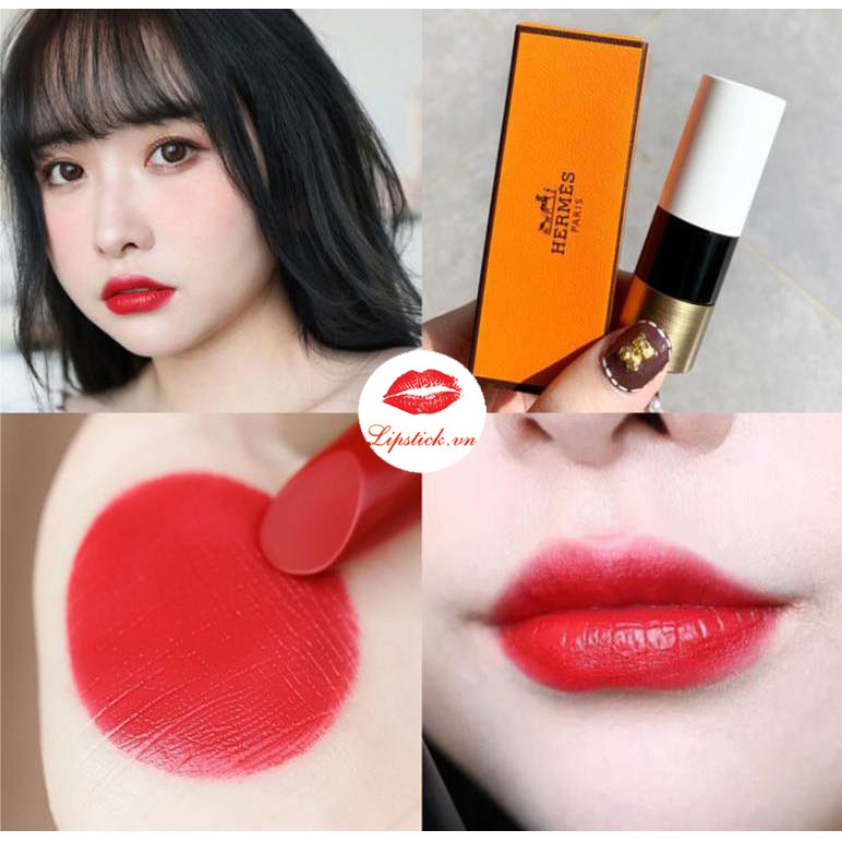 [Siêu sale] Son Hermes Rouge matte và Satin Lipstick, son dưỡng chính hãng, Tiệm Son Ruby ...