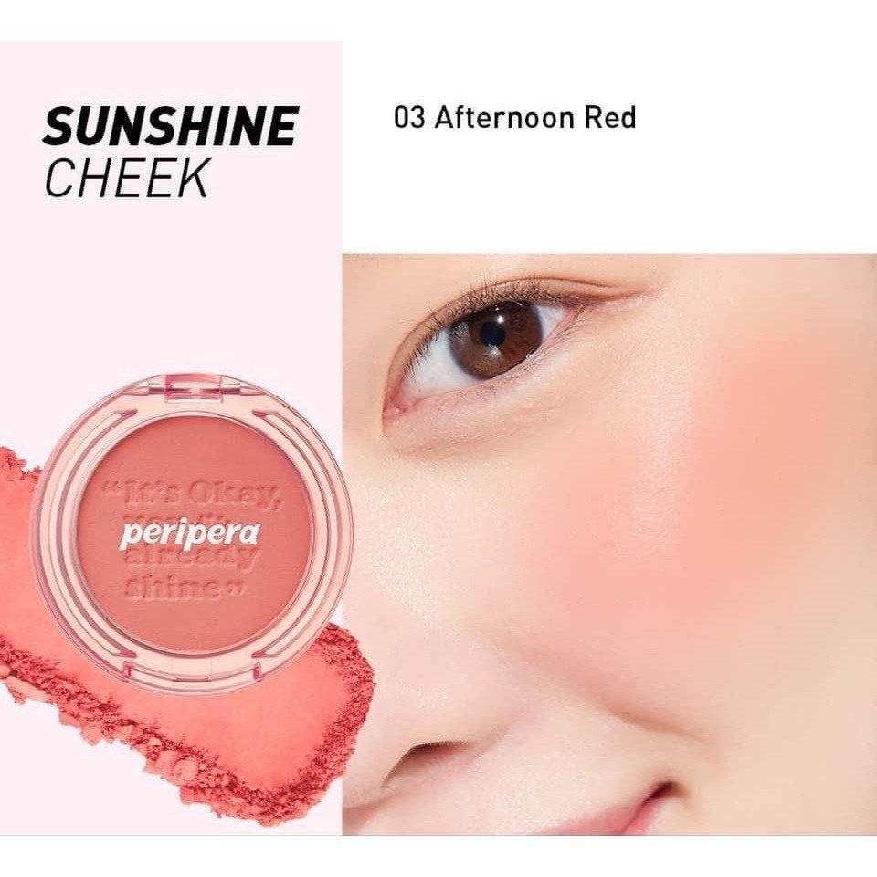 Phấn Má hồng Peripera Pure Blushed Sunshine Cheek 4.2g | Shopee Việt Nam