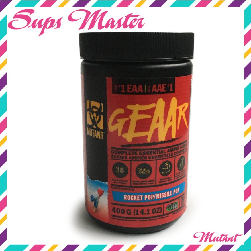 EAA Mutant GEAAR 378g vị Peach Mango 30 servings - Tăng sức bền phục ...