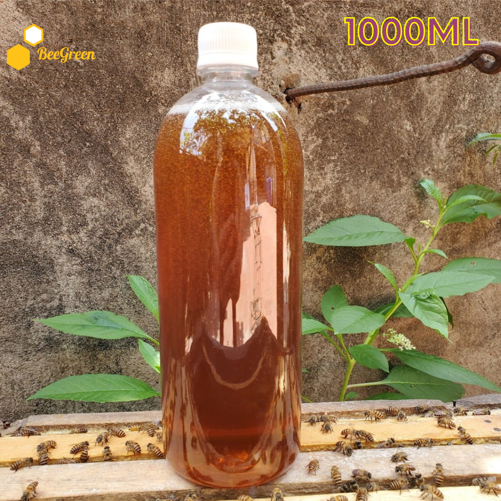 Mật Ong Nguyên Chất - Mật Ong Keo - Chai 1000ML | Shopee Việt Nam