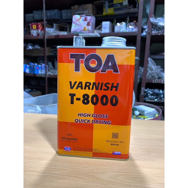DẦU BÓNG TOA T-8000 , Sơn Bóng Đồ Gỗ Nội Thất Cao Cấp T-8000 850ml | Shopee Việt Nam