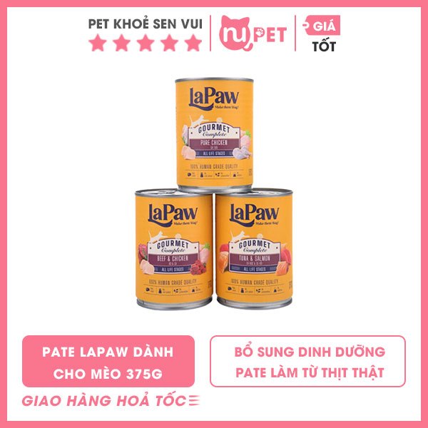 Pate lon LaPaw dành cho mèo cho mọi lứa tuổi 375g | Shopee Việt Nam