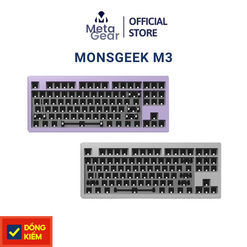 KIT Bàn phím cơ Monsgeek M3 Nhôm CNC Gasket Mạch Xuôi RGB Hotswap Full Foam | Shopee Việt Nam