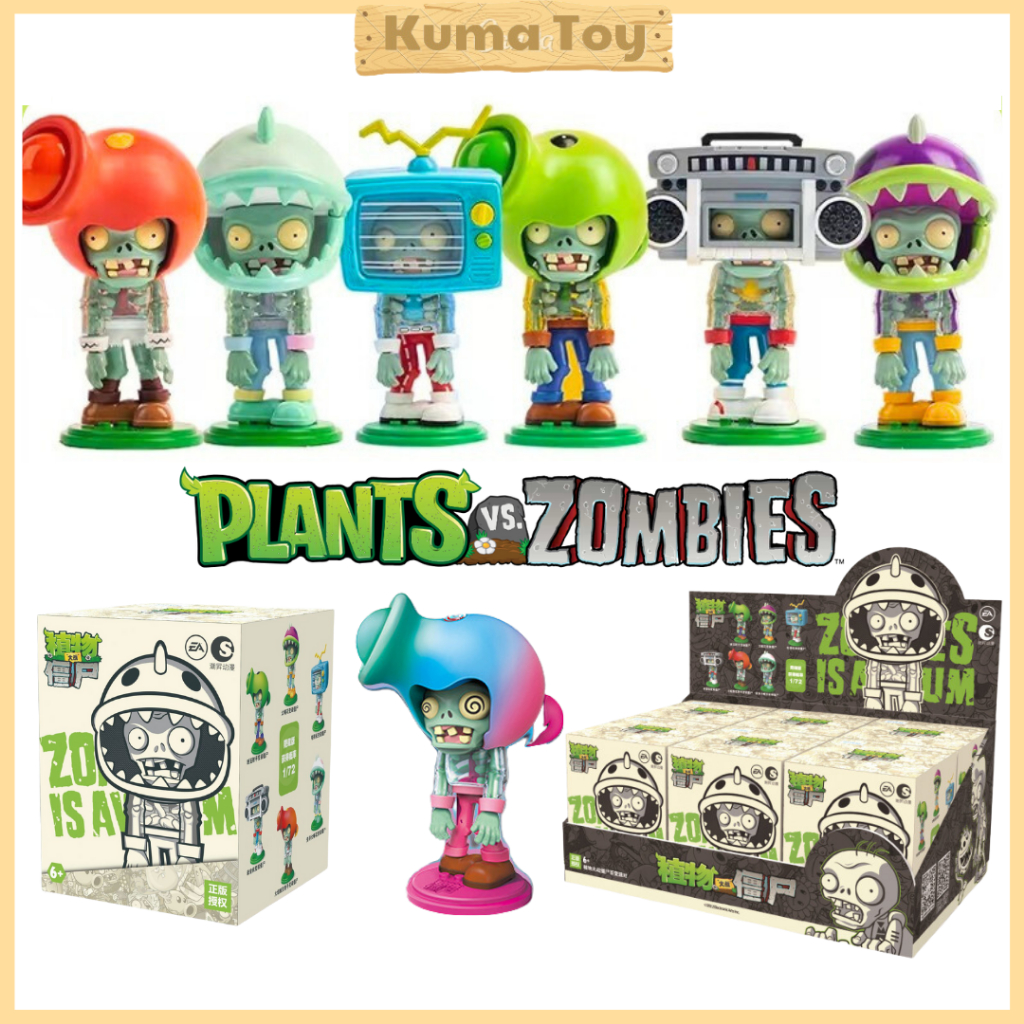 Blindbox mô hình Plants vs Zombies series ZomxPlant - figure lắp ráp ...