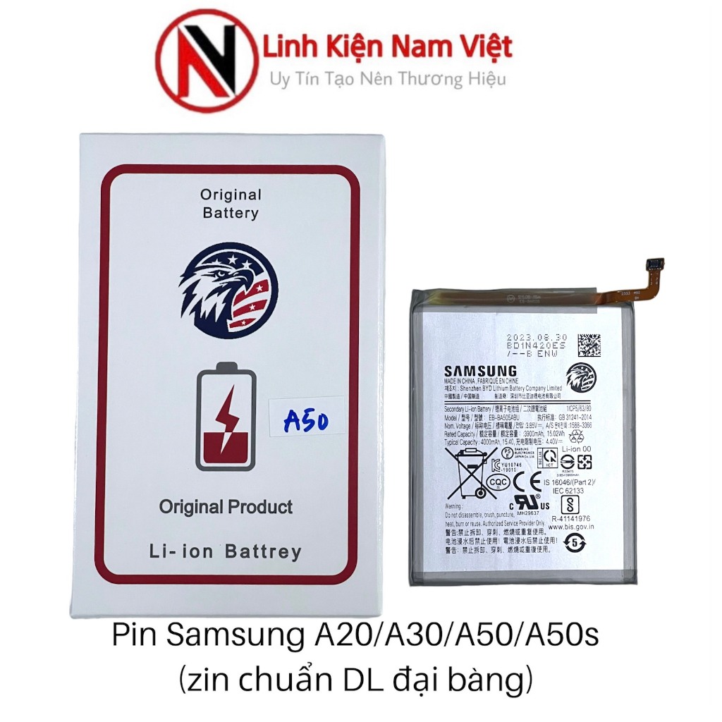 Pin Samsung A20 / A30 / A30s / A50 / A50s / A205 / A305 / A505 Zin đại ...