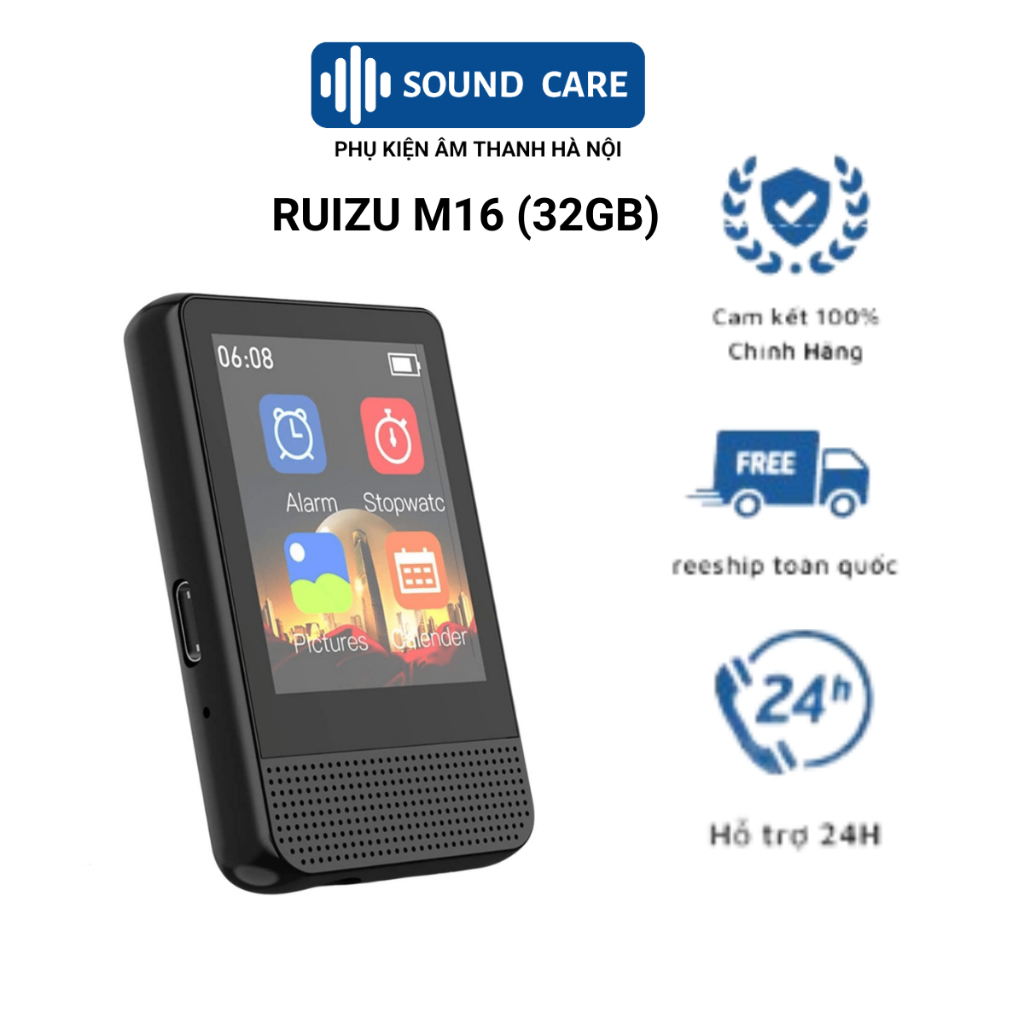 RUIZU M16 (BLUETOOTH – LOA NGOÀI – 32GB) | Shopee Việt Nam