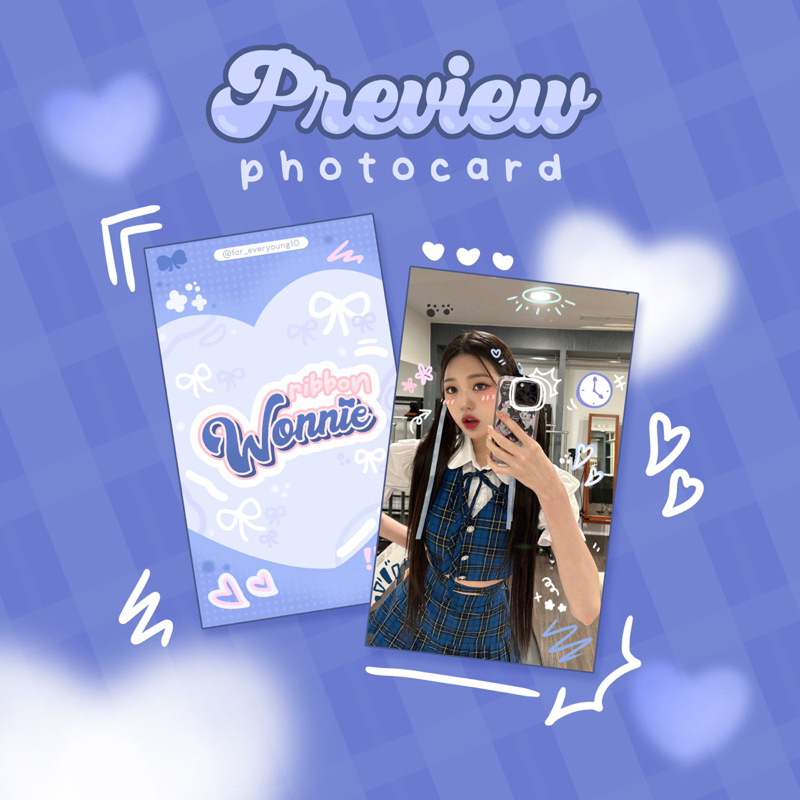 CARD DES WONYOUNG IVE | Shopee Việt Nam