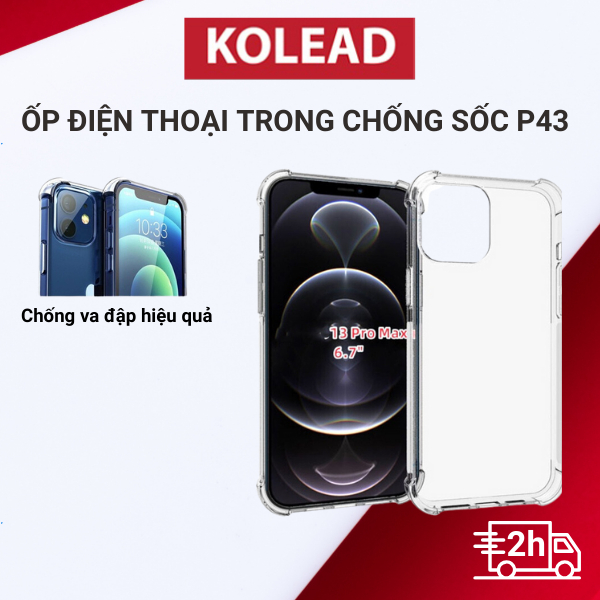 [ CHỐNG SỐC ] Ốp Điện Thoại Trong Suốt Chống Sốc Bảo Vệ P43 KOLEAD Cho ...