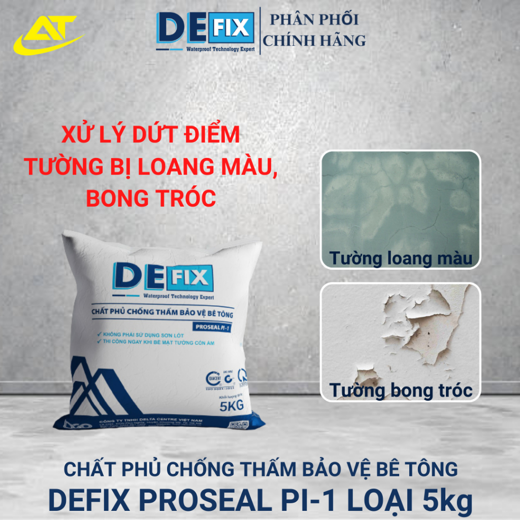 Chất chống thấm tường đứng DEFIX Proseal PI-1 loại 5kg | Shopee Việt Nam