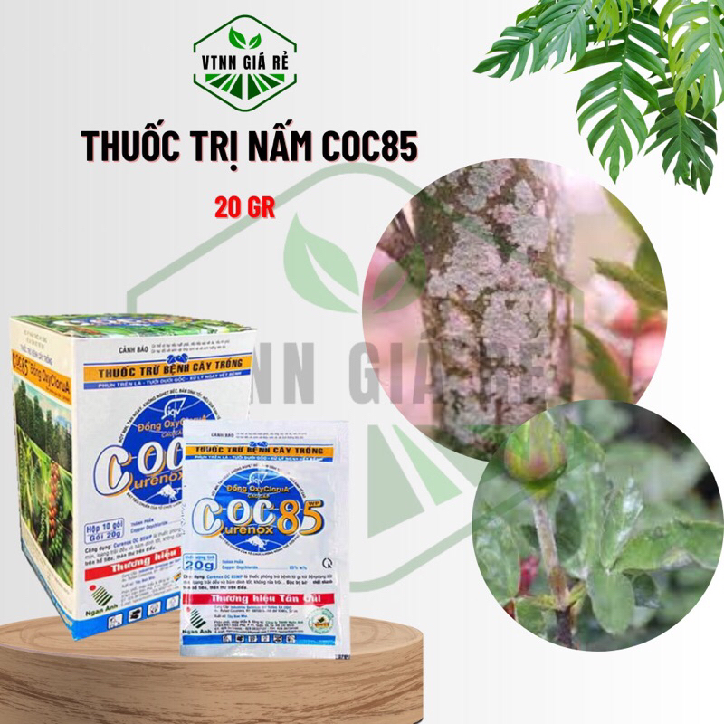 THUỐC TRỊ NẤM COC85 20gr - MUA 3 TẶNG 1 CÙNG LOẠI - VTNNGIARE | Shopee ...