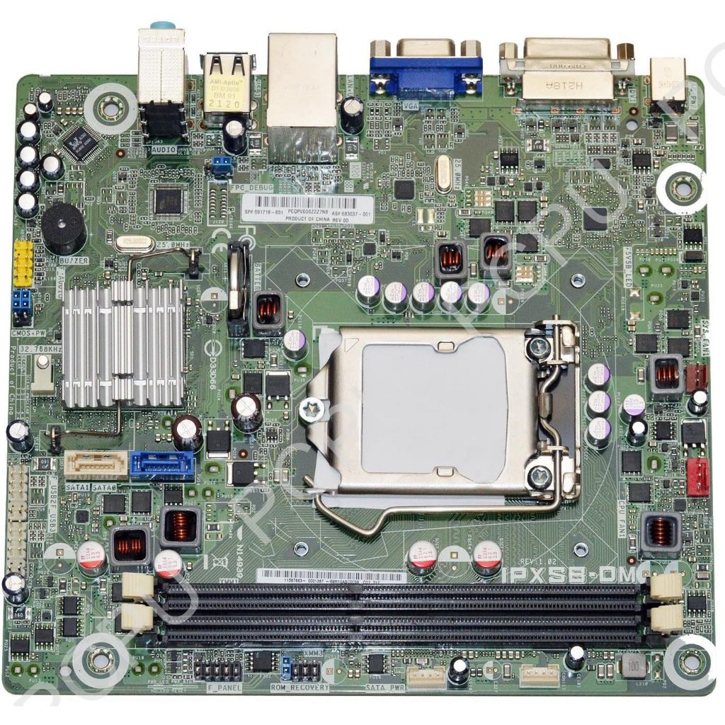 HP IPXSB-DM H61 DDR3 Mini-ITX + CPU G2020T dùng nguồn Hp laptop ...