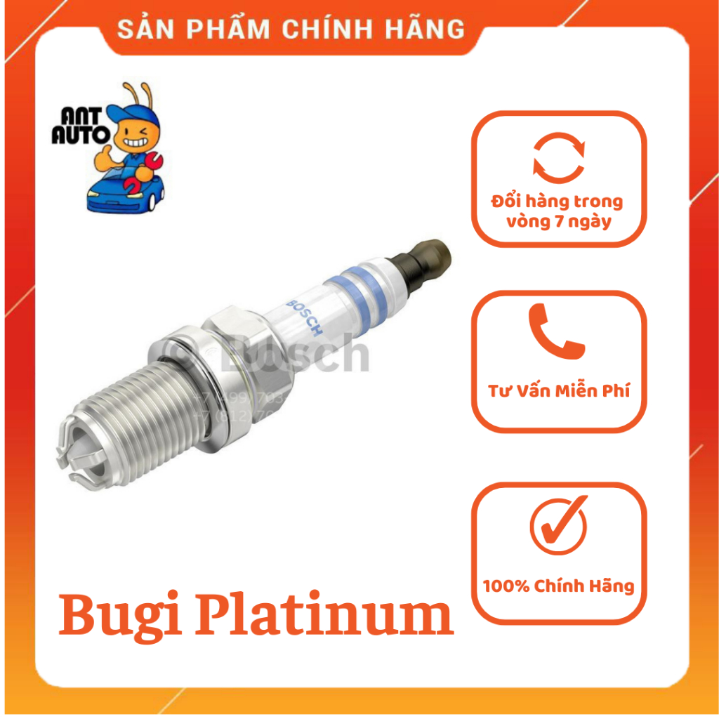 [Chính Hãng] Bugi Platinum Bosch 4 chấu, giác 16 chân bằng có trở ...