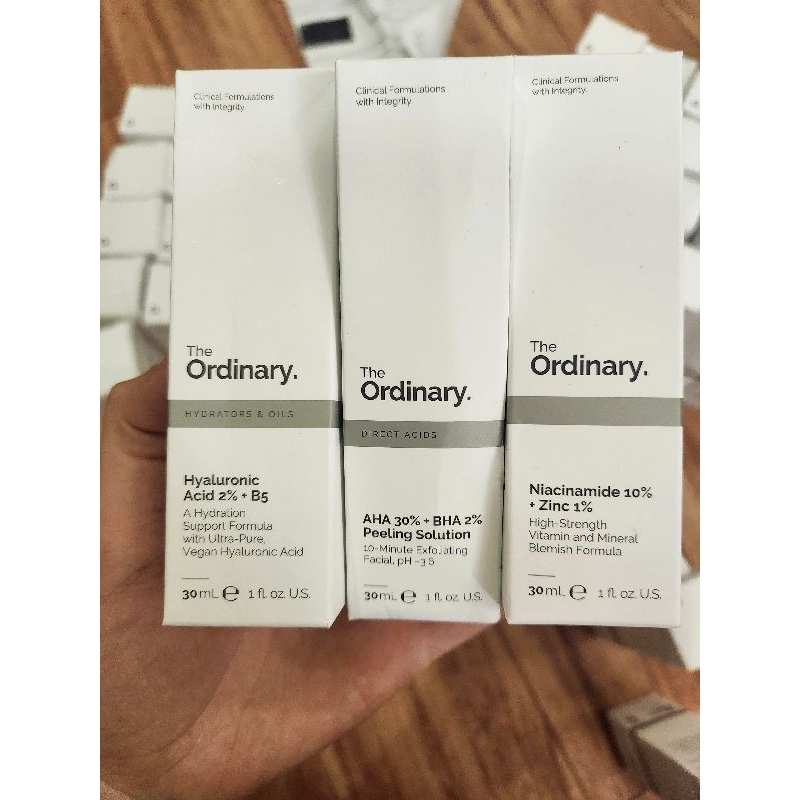 [ THANH LÝ ] The Ordinary móp vỏ : ZinC, B5, Peel | Shopee Việt Nam