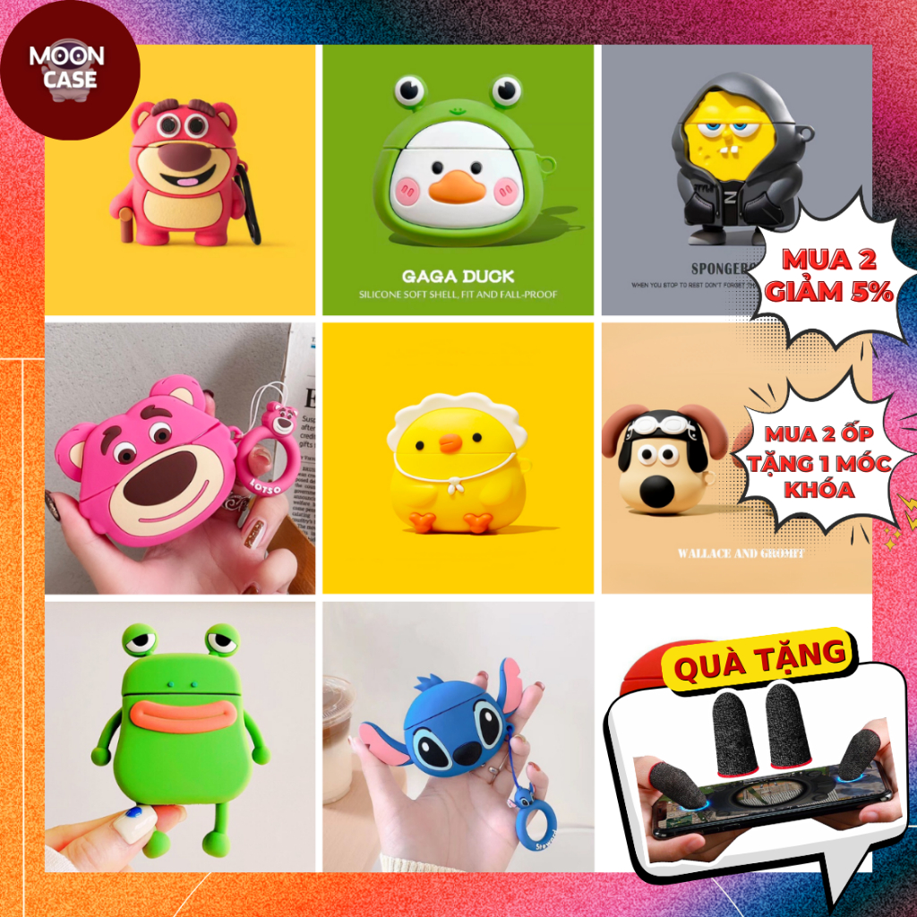 [Ap2 3, Pro, Pro2] Ốp Airpods 1 2 3 Pro Pro2 Case Bọc Tai Nghe Airpod ...