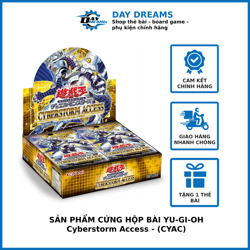 Sản phẩm Yugioh! (OCG) Cyberstorm Access (CYAC BOX) | Shopee Việt Nam