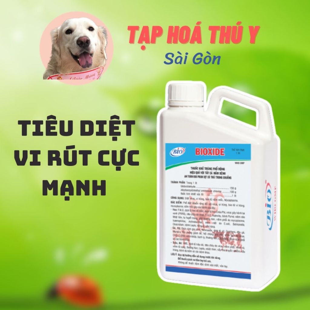 THUỐC SÁT TRÙNG BIOXIDE - SẠCH SẼ MẦM BÊNH CHO TRẠI VẬT NUÔI | Shopee ...